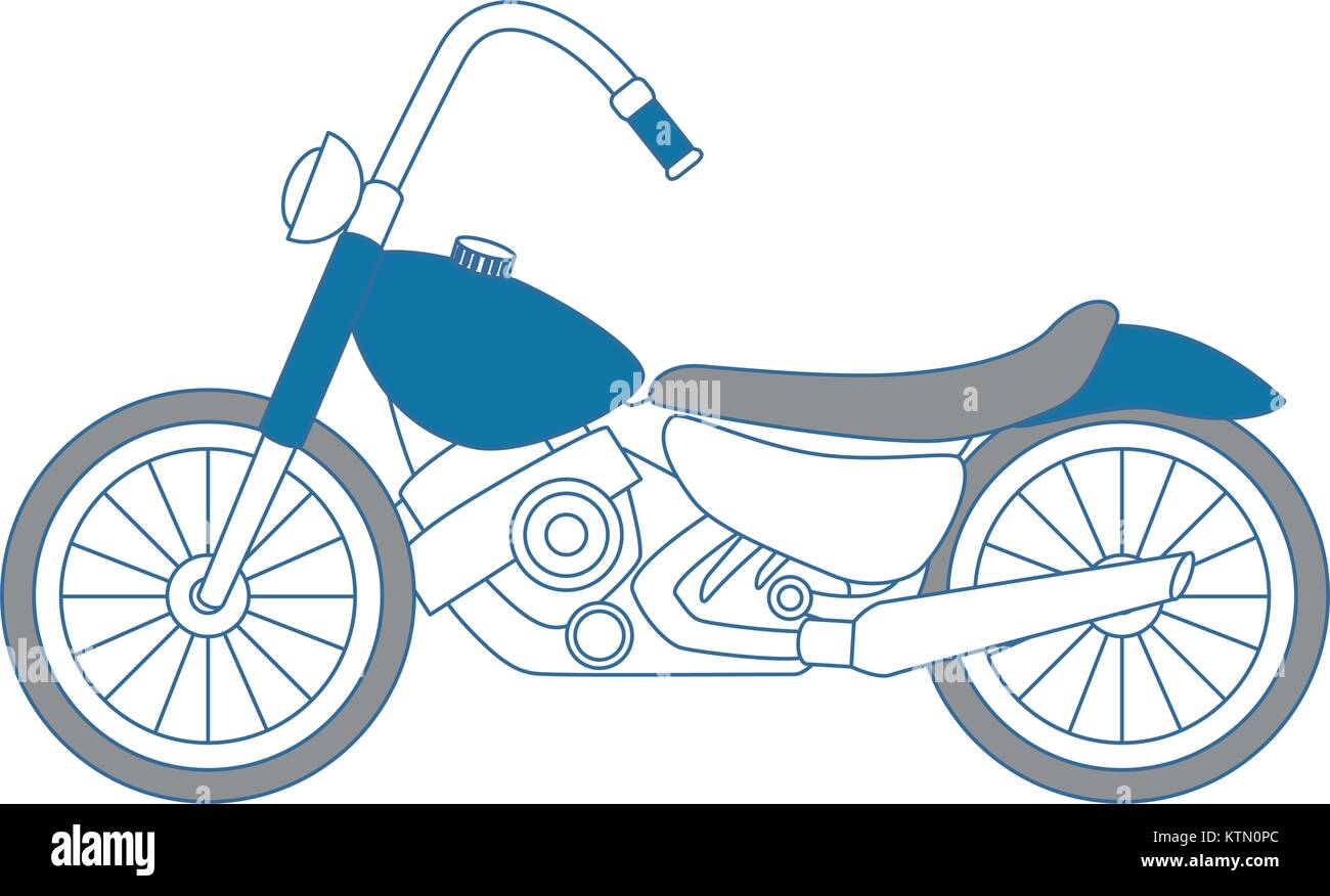 classic motorcycle vehicle icon vector illustration design Stock Vector ...