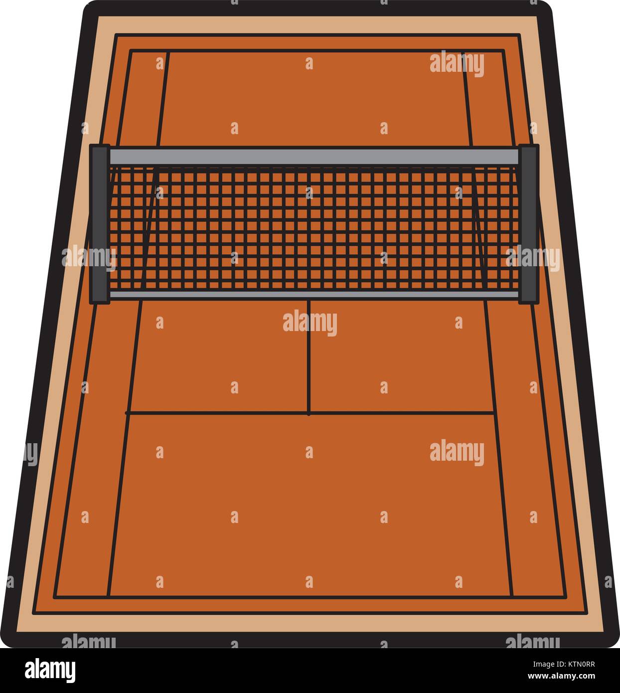 field for the game of tennis with the markings and grid vector ...