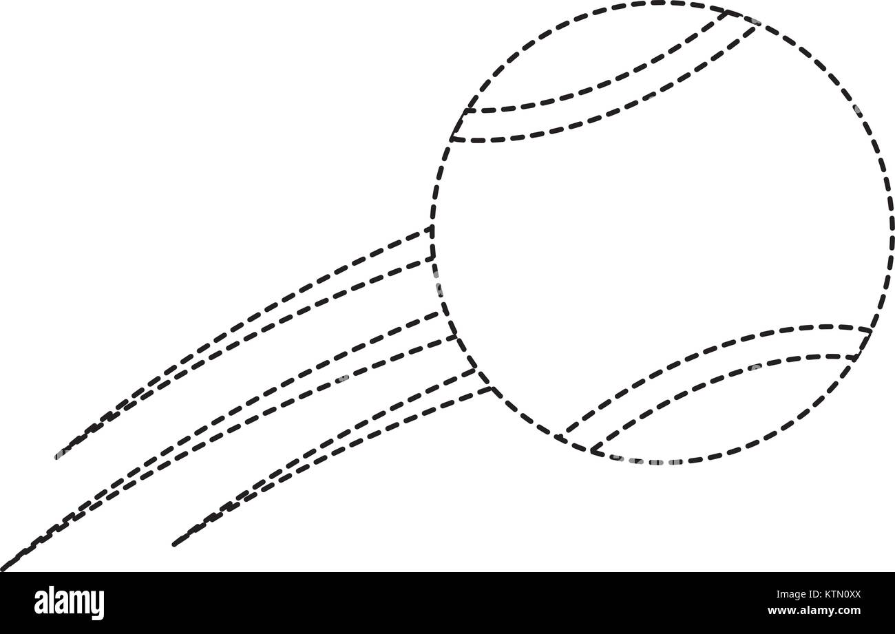 flying tennis ball fast sport icon vector illsutration Stock Vector ...