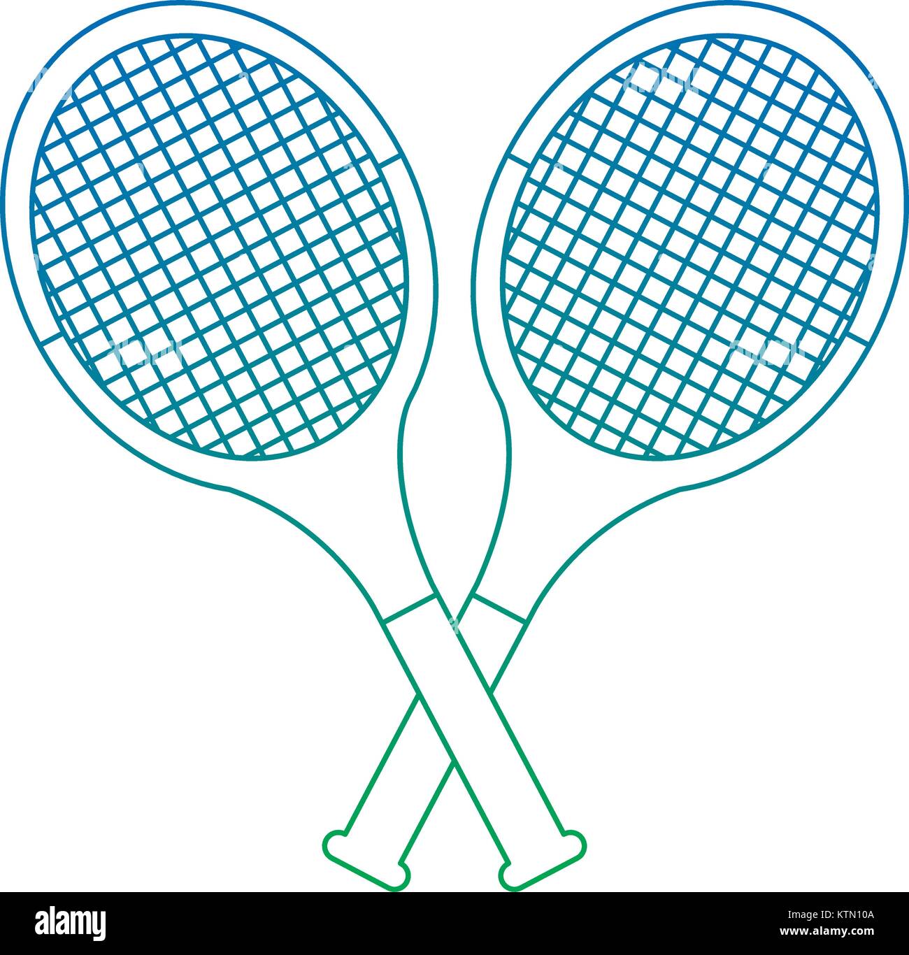 Old wooden tennis racket Stock Vector Images - Alamy