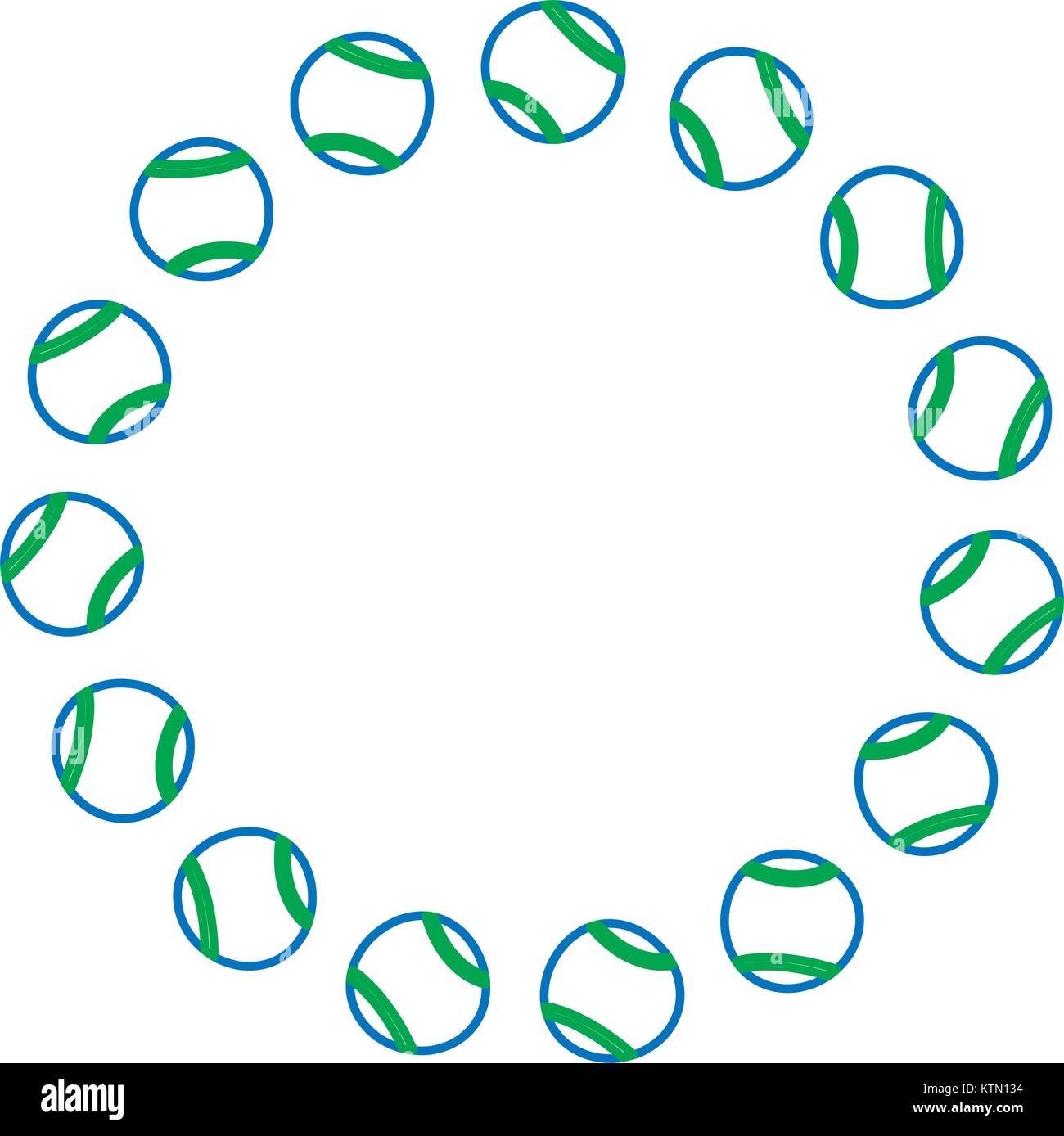 tennis balls circle emblem image vector illustration design Stock ...