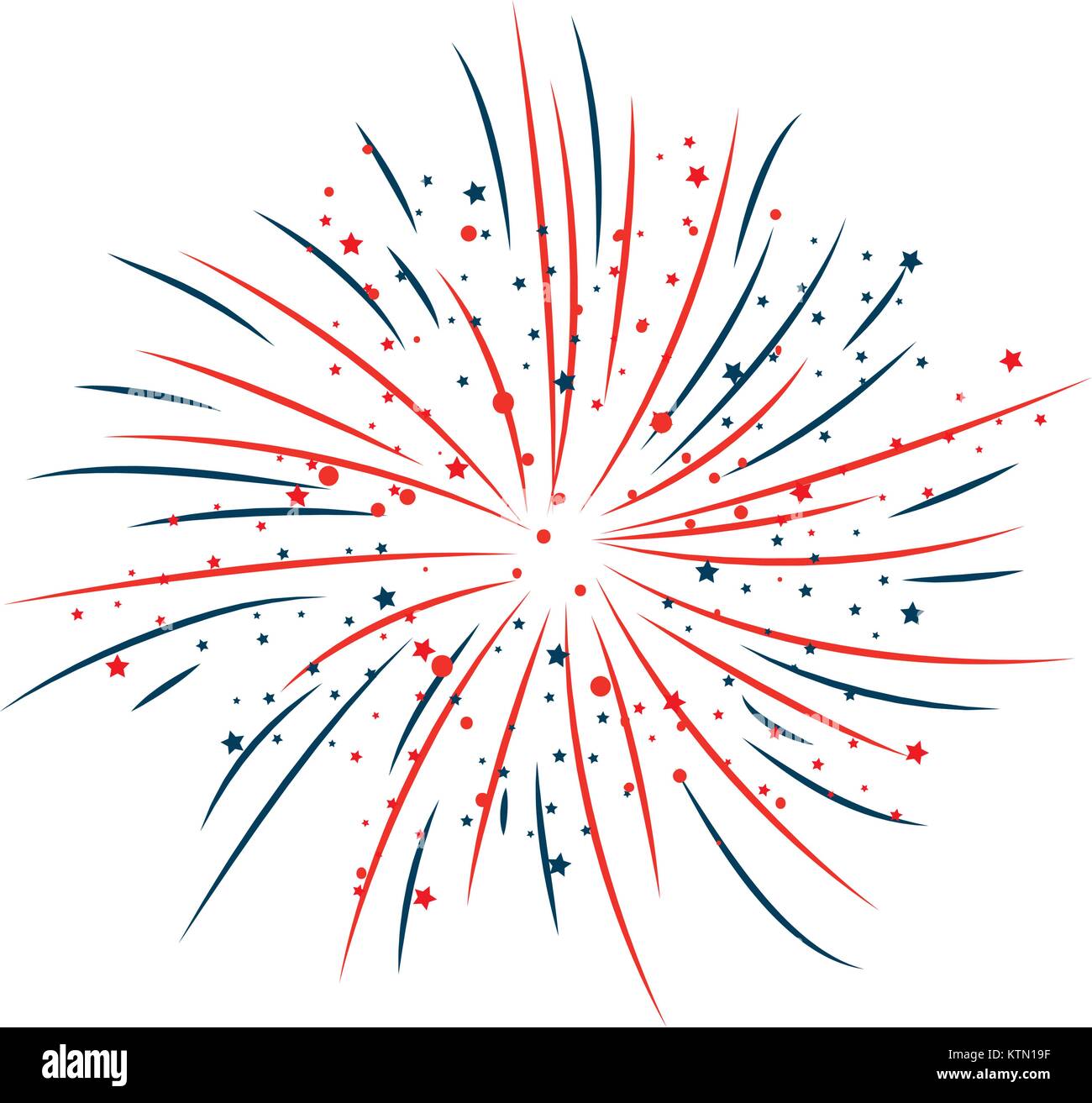 fireworks explosion decorative frame vector illustration design Stock ...