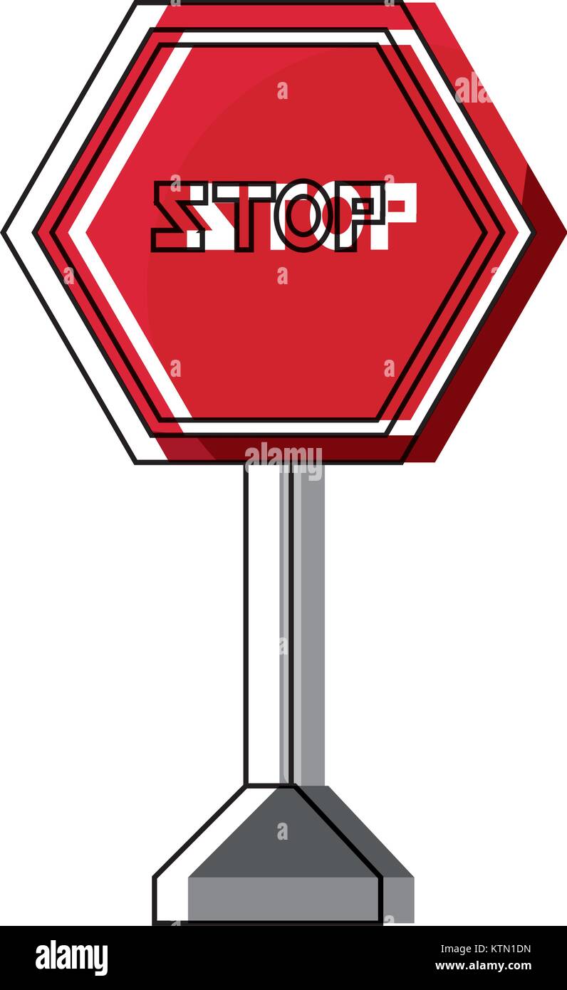 stop sign icon Stock Vector Image & Art - Alamy