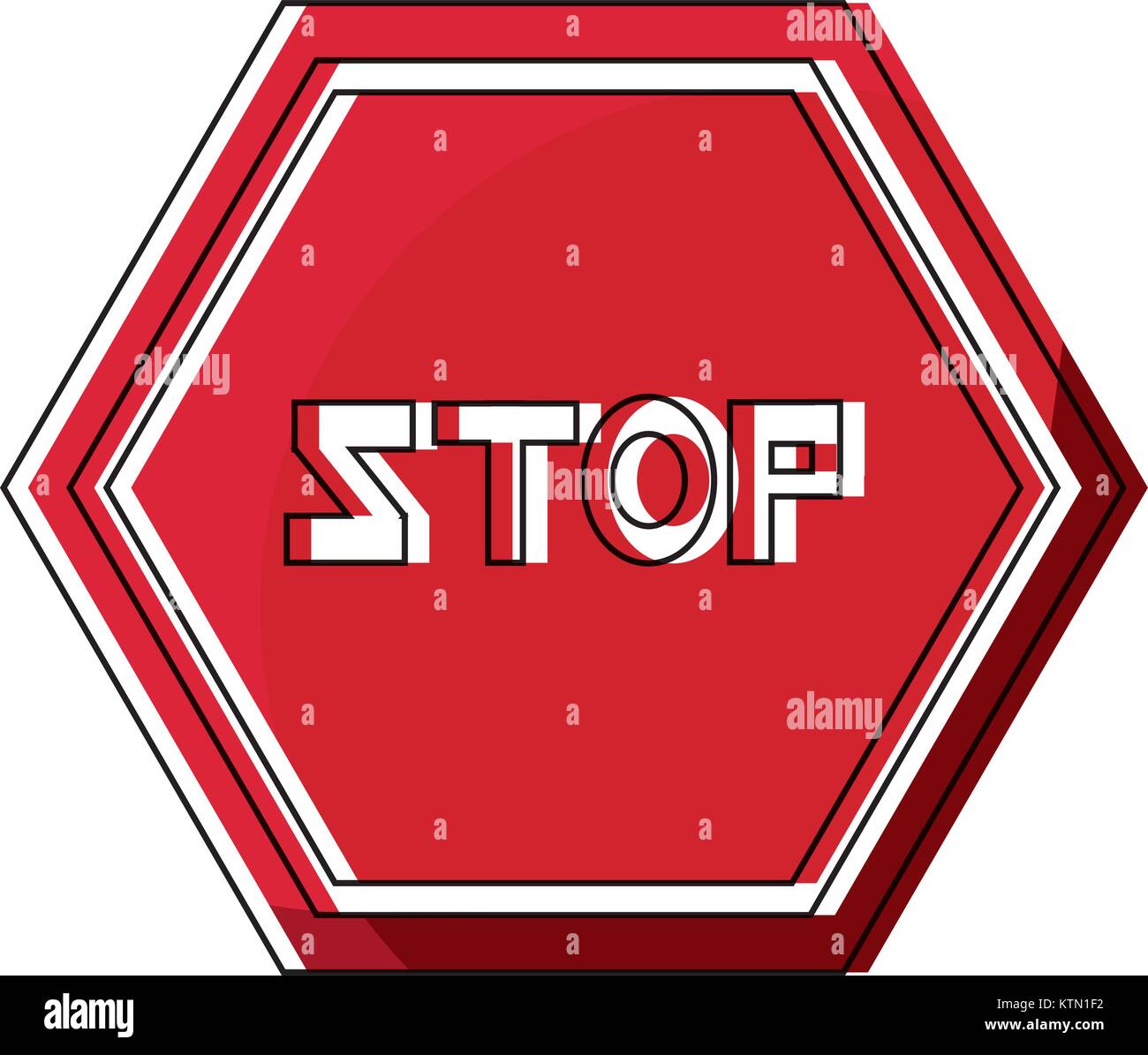 stop road sign icon Stock Vector Image & Art - Alamy