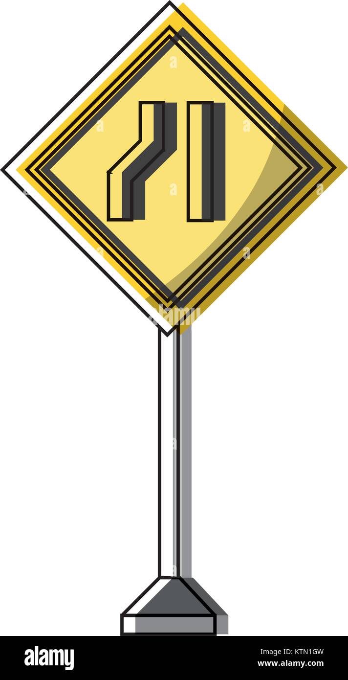 warning road signs design Stock Vector Image & Art - Alamy