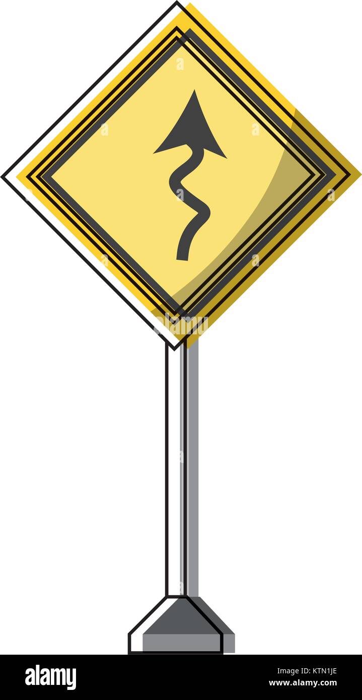 warning road signs design Stock Vector Image & Art - Alamy