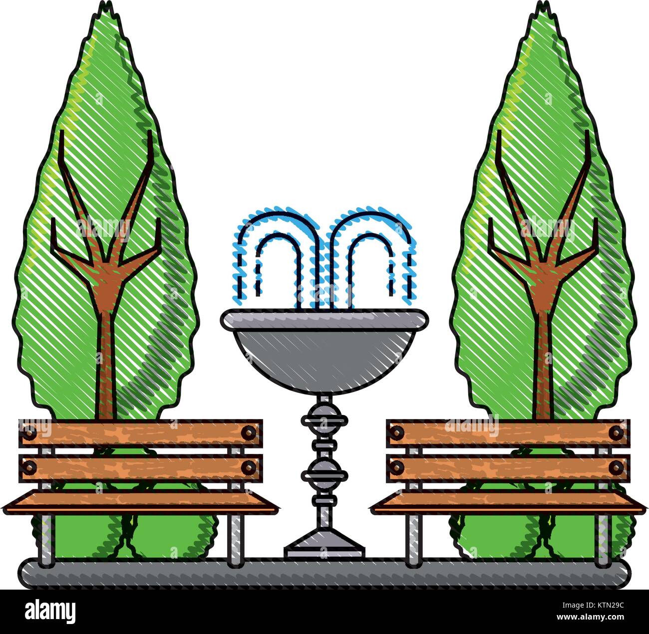 water fountain design Stock Vector Image & Art - Alamy
