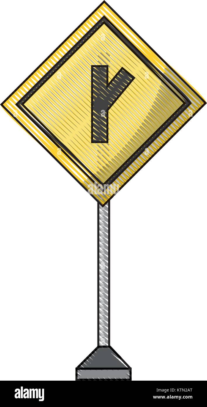 warning road signs design Stock Vector Image & Art - Alamy