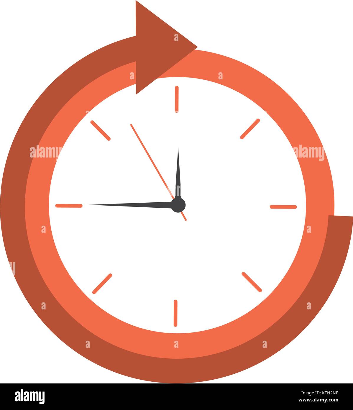 business clock time delivery service vector illustration Stock Vector ...