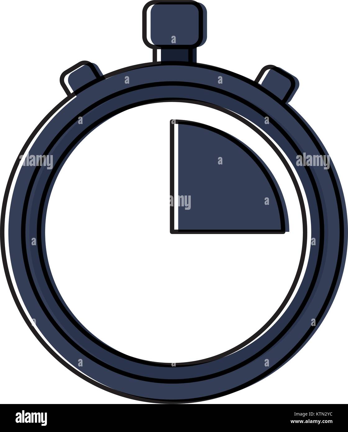 clock time stopwatch business icon vector illustration Stock Vector ...
