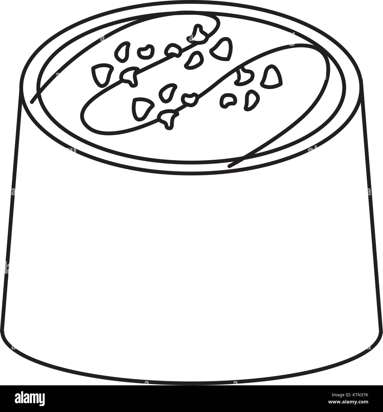 chocolate candy chips sweet delicious vector illustration Stock Vector ...