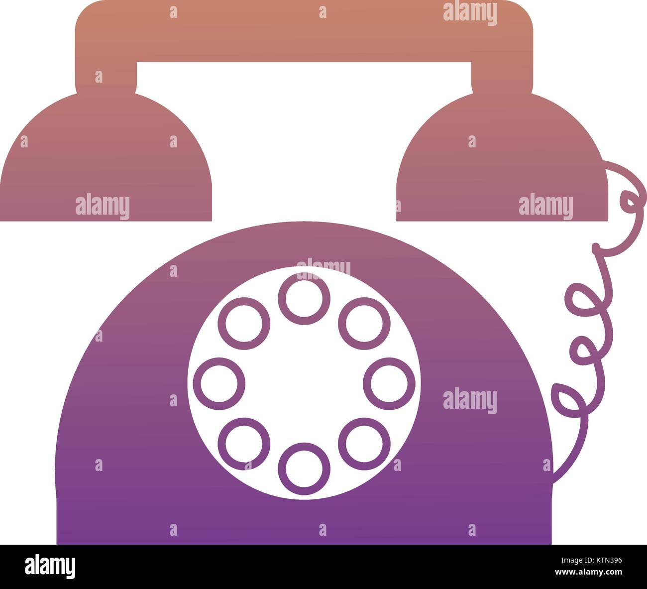 retro telephone icon Stock Vector Image & Art - Alamy