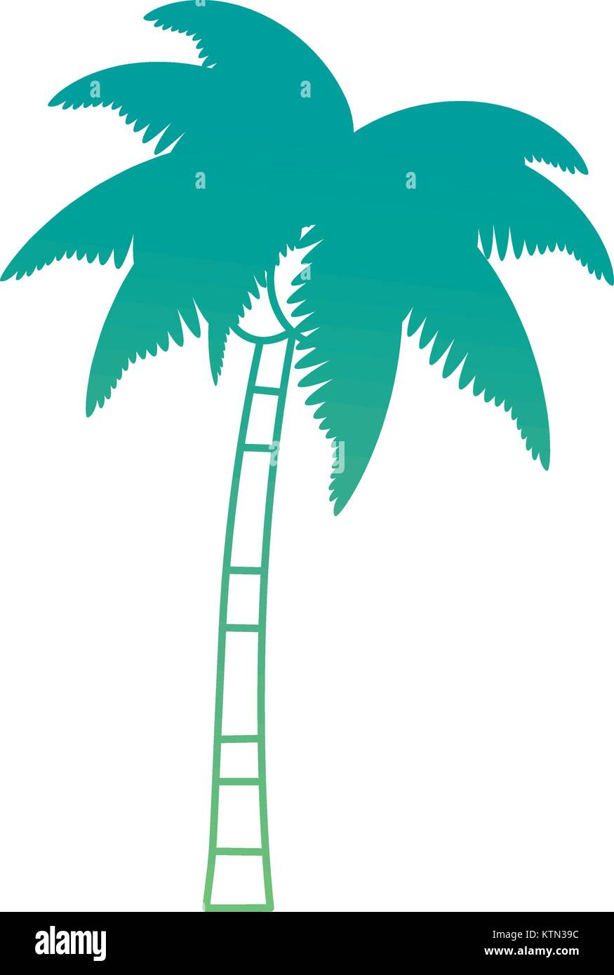 tropical palm tree icon vector illustration design Stock Vector Image ...