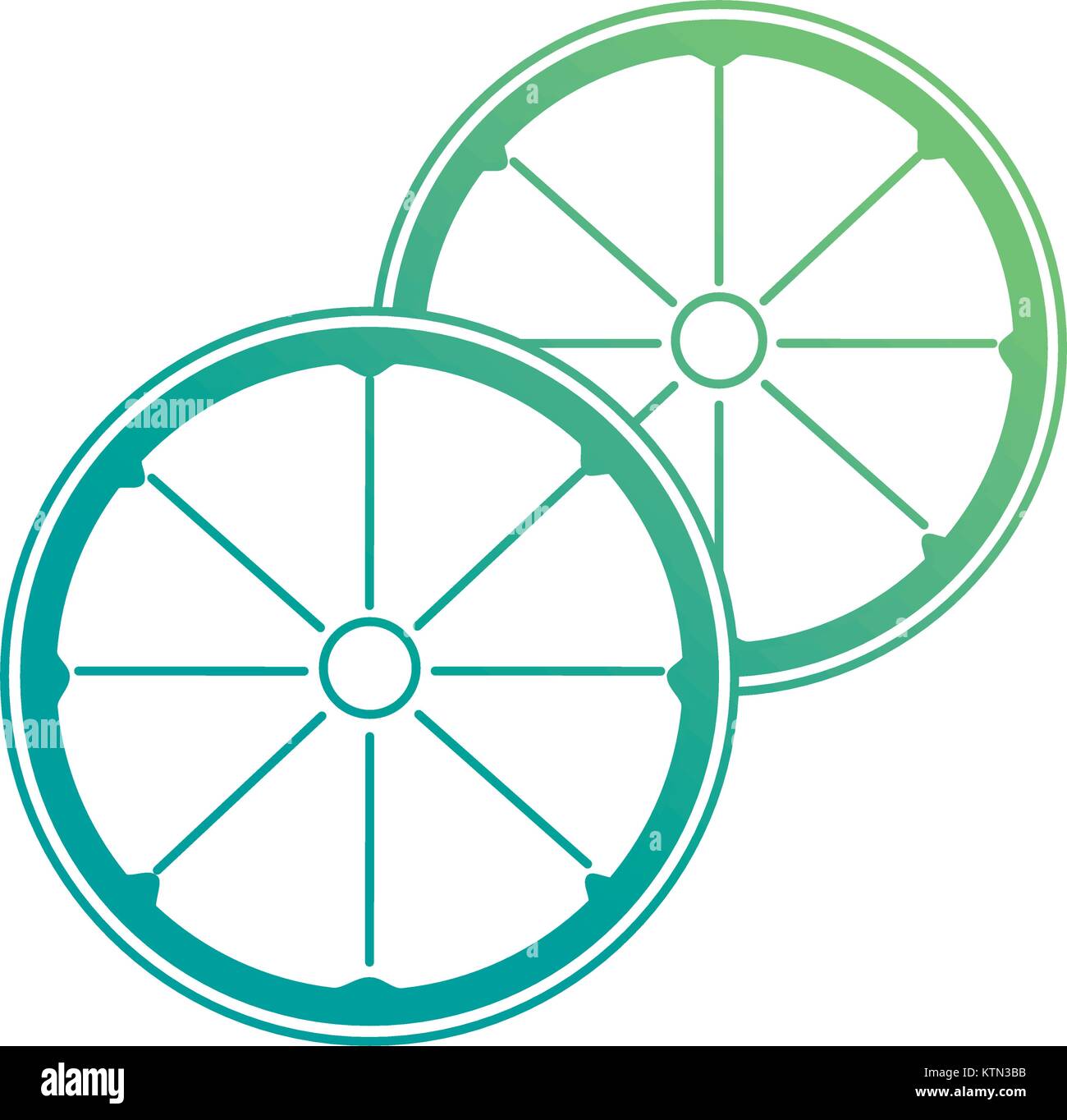 orange citrus fruit slice vector illustration design Stock Vector Image ...