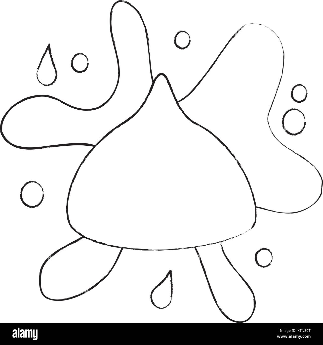 chocolate candy cocoa splash sugar vector illustration Stock Vector ...