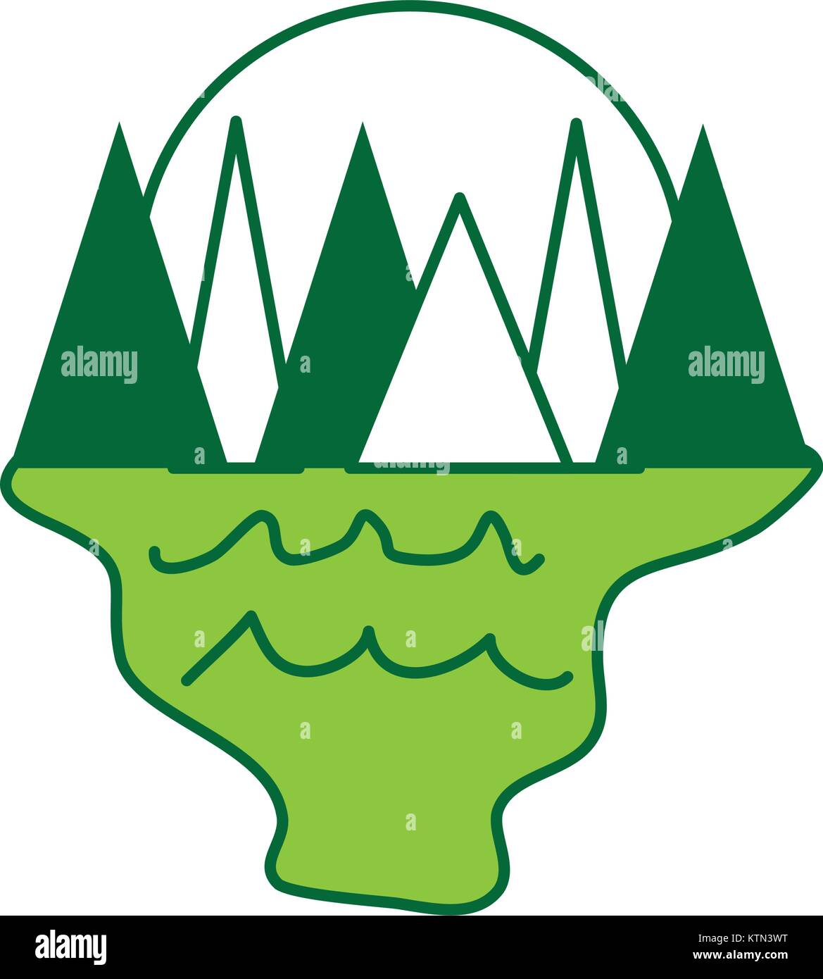 cartoon mountains landscape Stock Vector Image & Art - Alamy