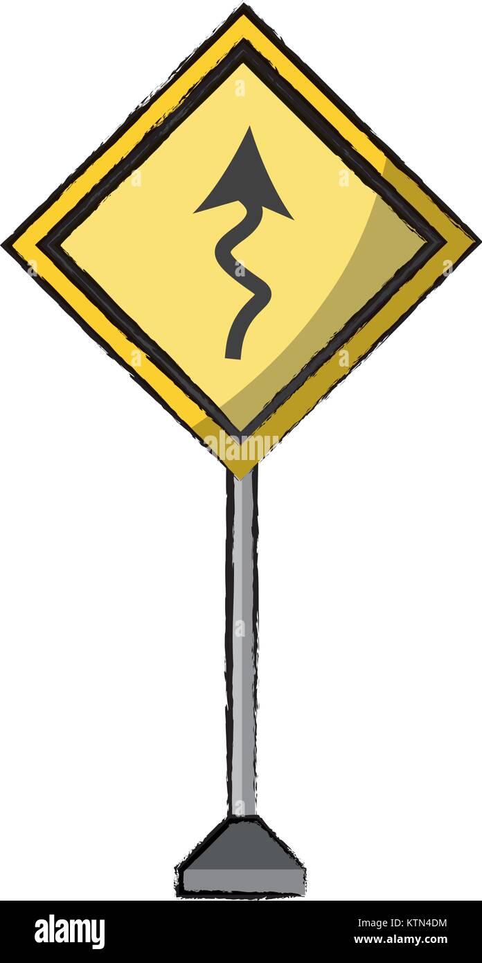 warning road signs design Stock Vector Image & Art - Alamy