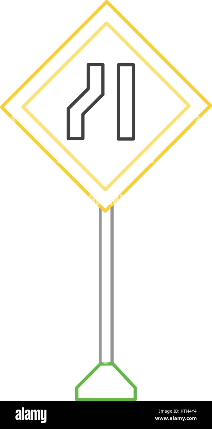 warning road signs design Stock Vector Image & Art - Alamy