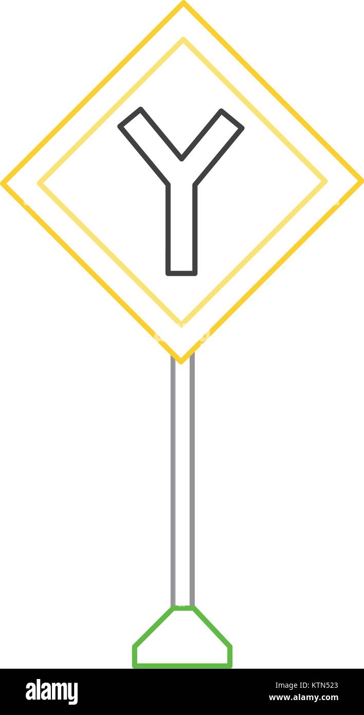 warning road signs design Stock Vector Image & Art - Alamy