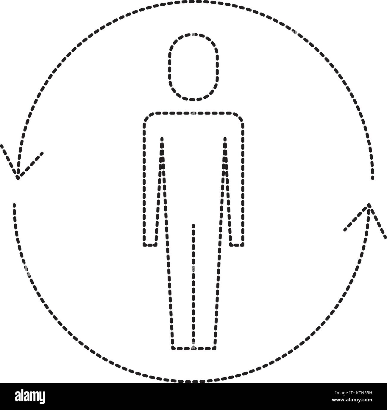 Businessman vision creative concept Black and White Stock Photos ...