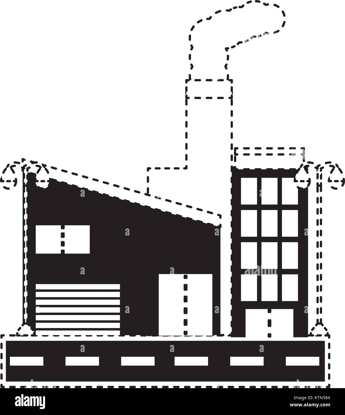 industrial building icon Stock Vector Image & Art - Alamy