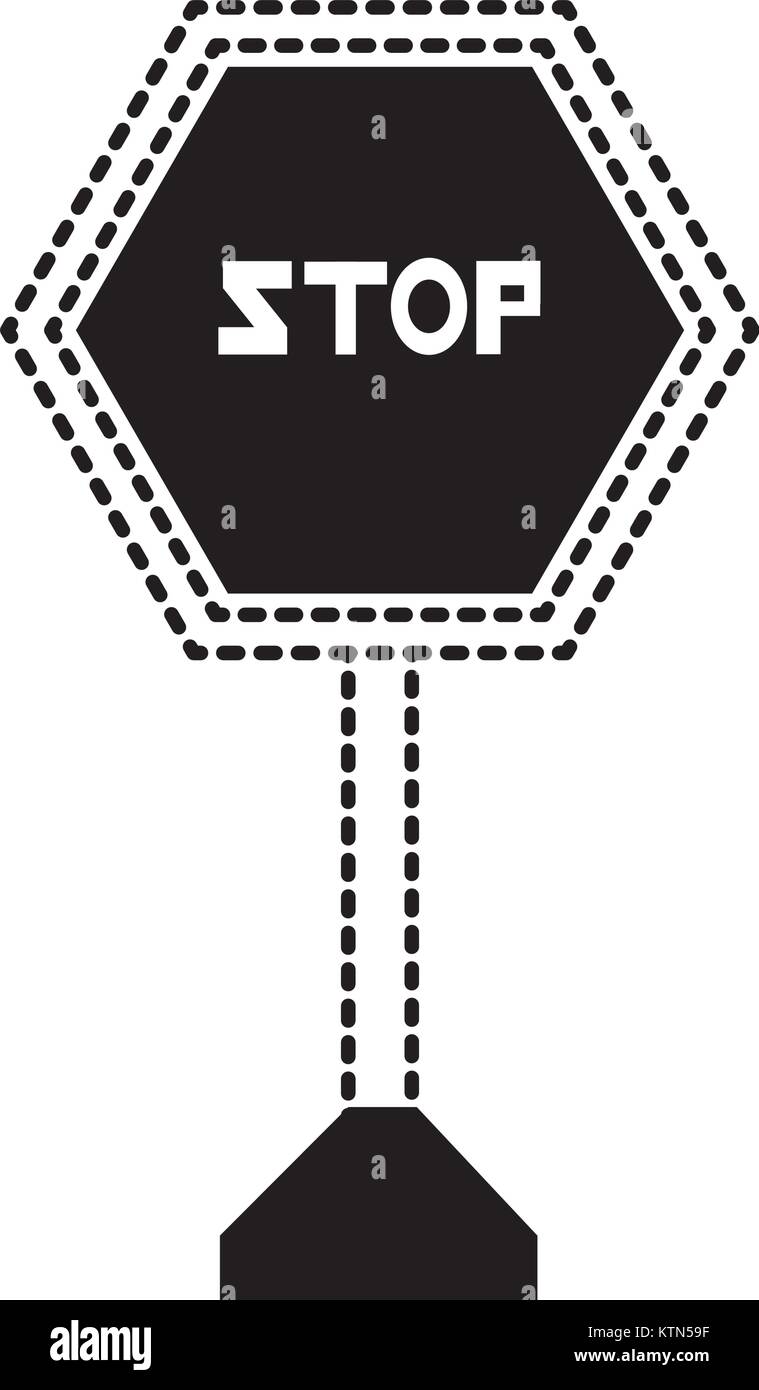 stop sign icon Stock Vector Image & Art - Alamy