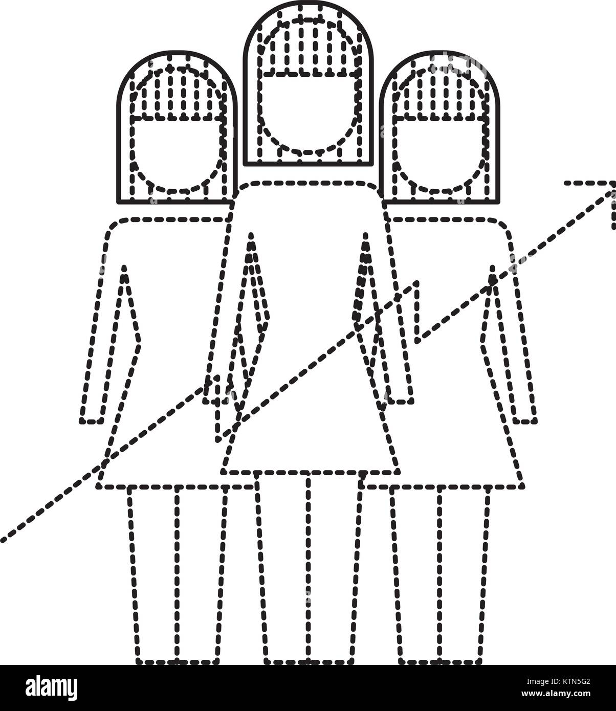 teamwork people group progress arrows Stock Vector Image & Art - Alamy