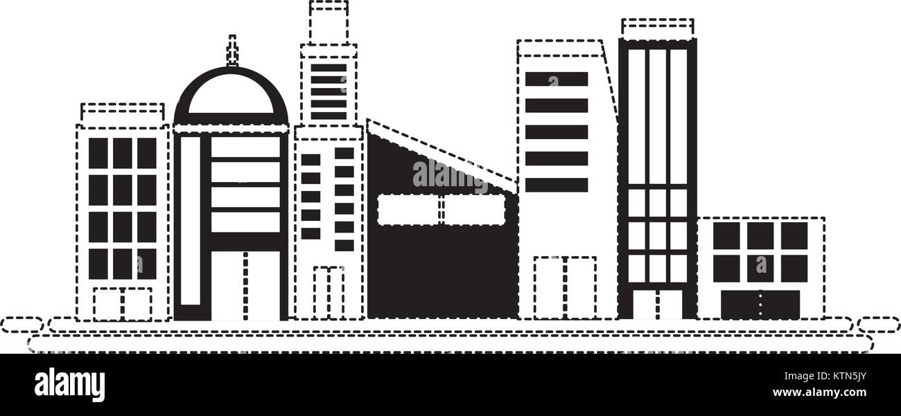 block with buildings icon Stock Vector Image & Art - Alamy