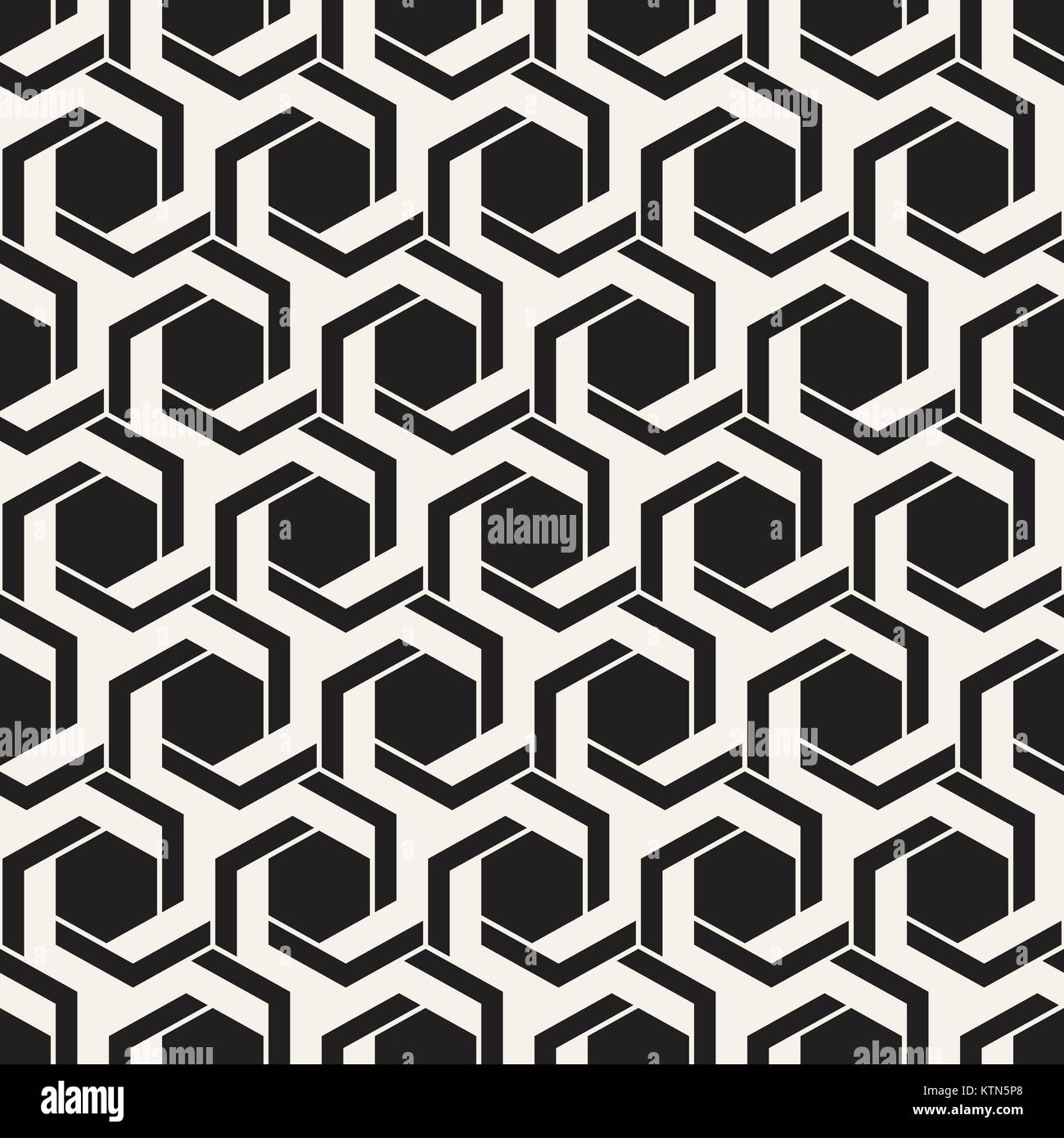 Vector seamless stripes pattern. Modern stylish texture with monochrome ...