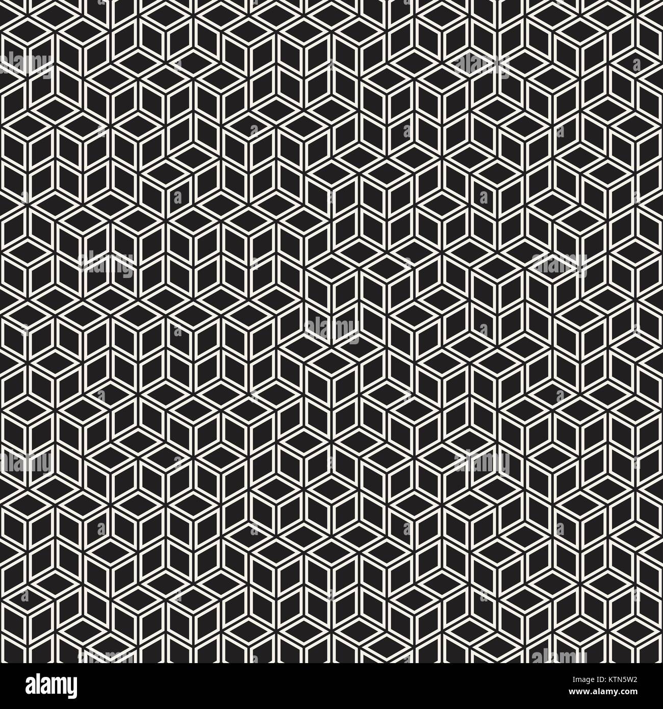 Vector seamless stripes pattern. Modern stylish texture with monochrome ...