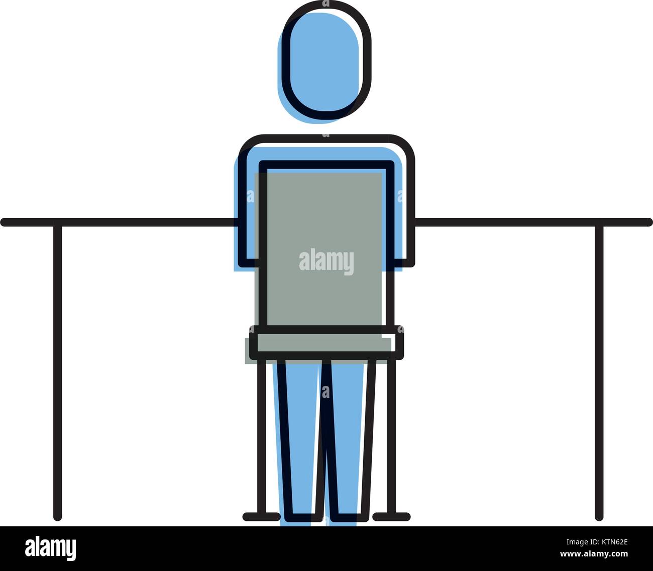 businessman sitting back work office Stock Vector Image & Art - Alamy