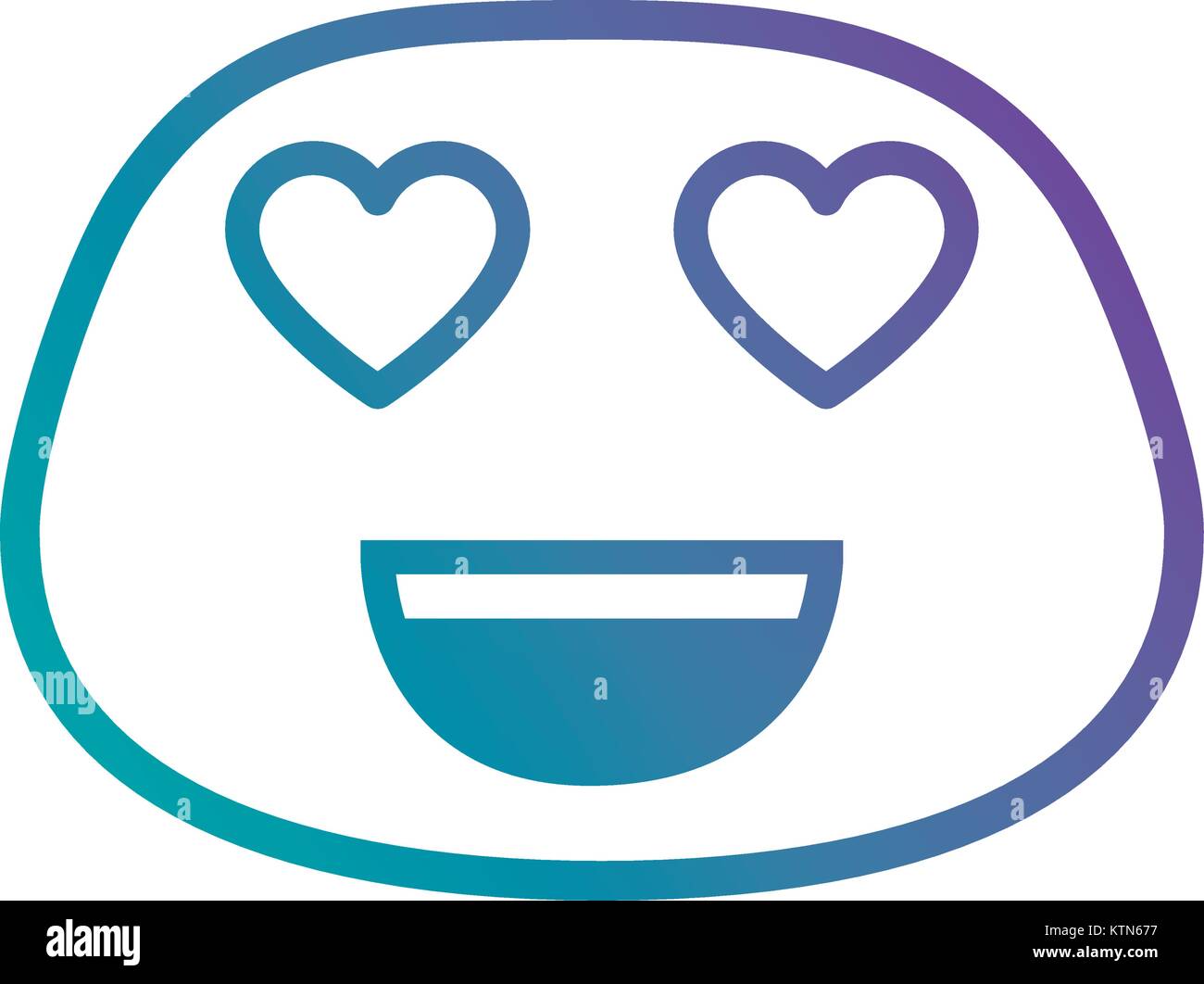 lovely face emoji character vector illustration design Stock Vector ...