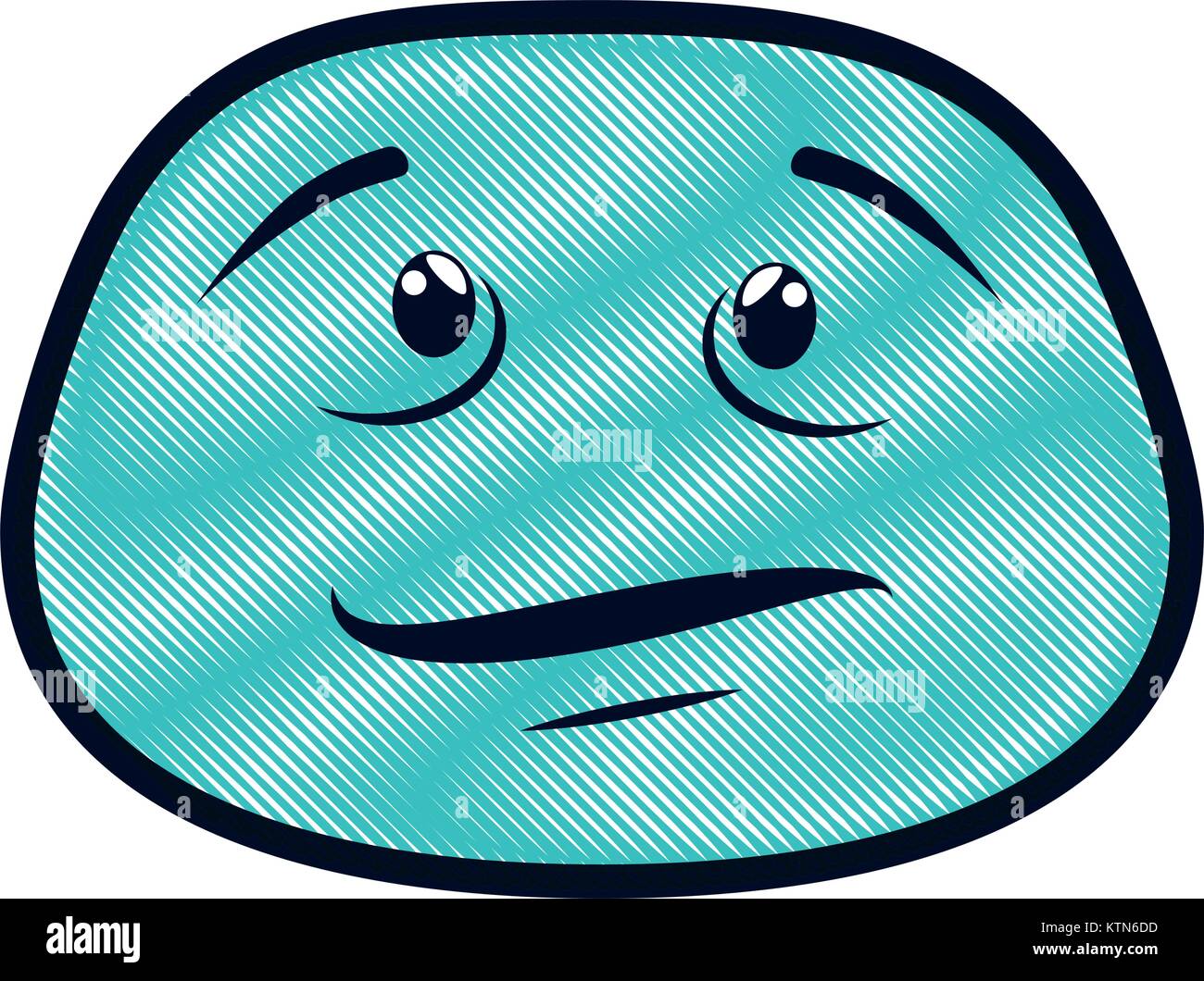 sick face emoji character vector illustration design Stock Vector Image ...
