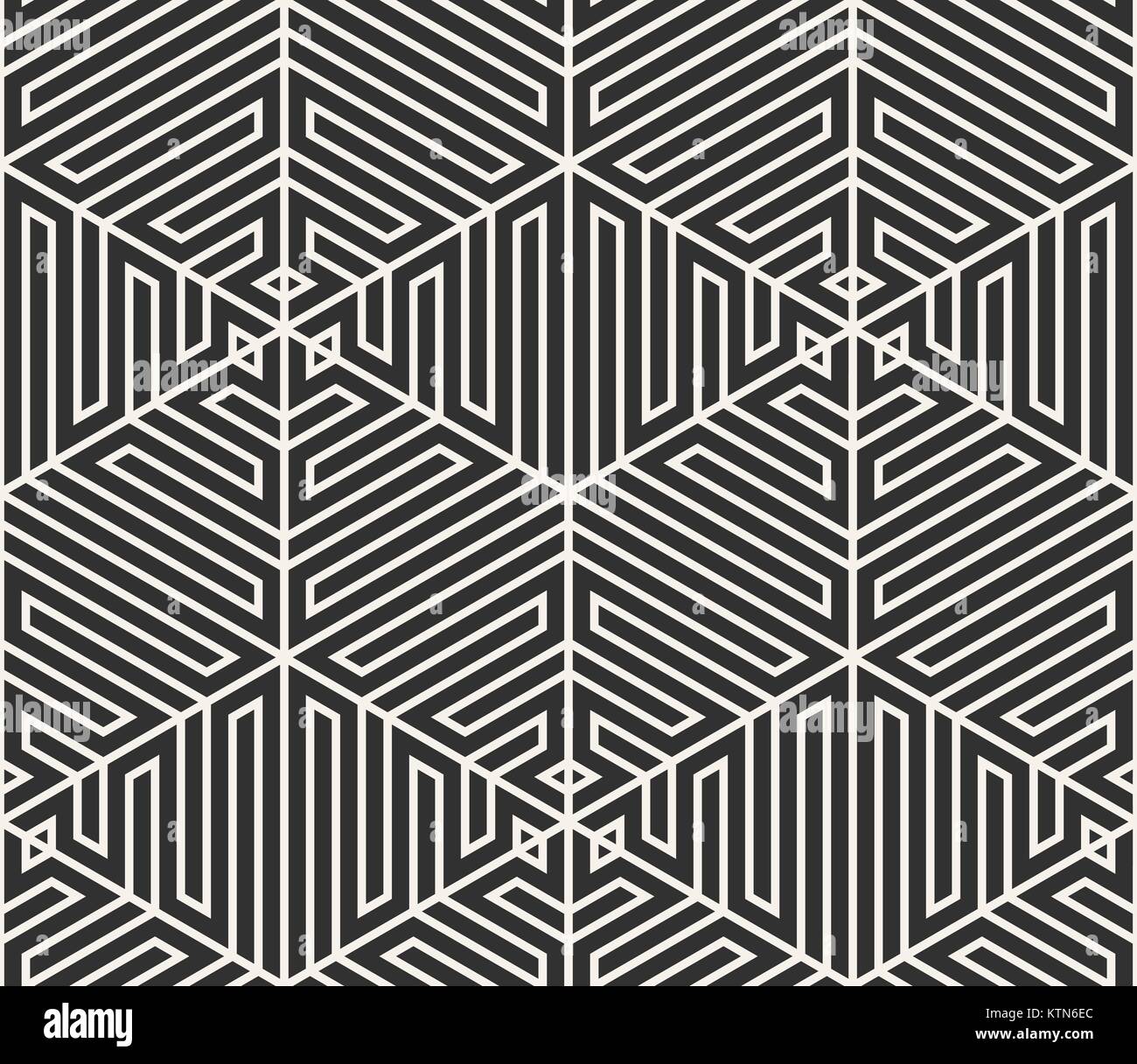 Vector seamless lines pattern. Modern stylish triangle shapes texture ...
