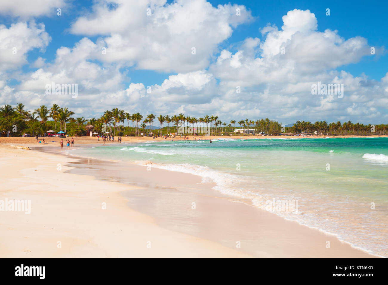 Macao Beach, popular touristic resort of Dominican Republic, Hispaniola ...