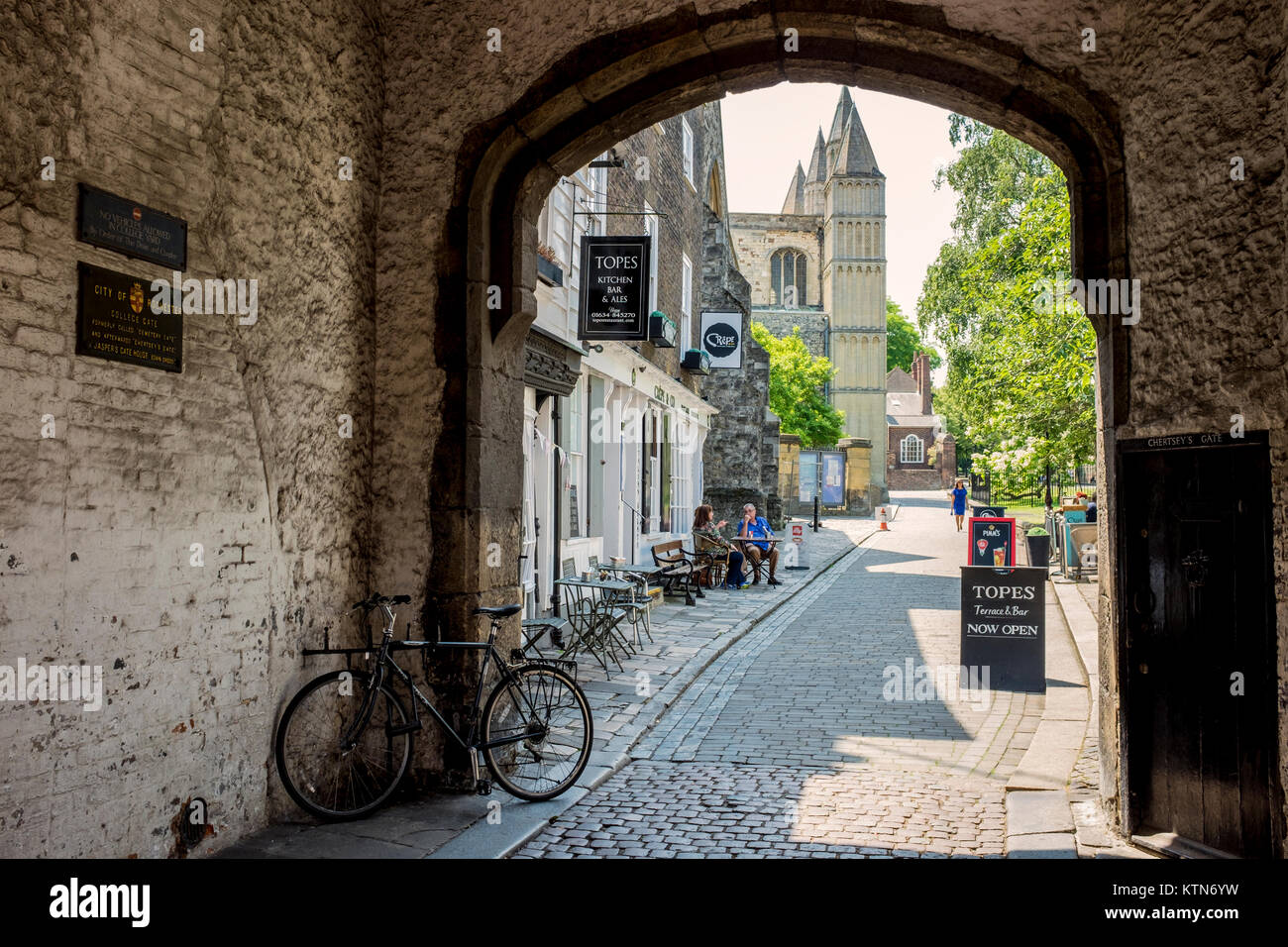 College Yard seen through College Gate, (formerly called 'Cemetery Gate ...
