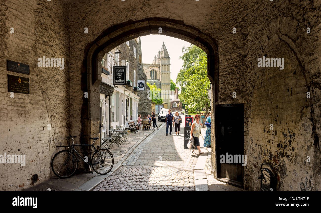 College Yard seen through College Gate, (formerly called 'Cemetery Gate ...
