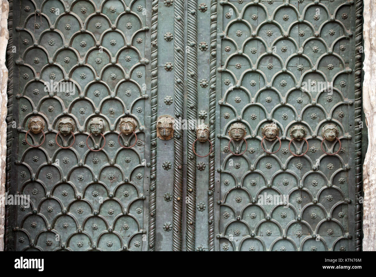 Venice - door from bronze to the cathedral of St Mark Stock Photo - Alamy