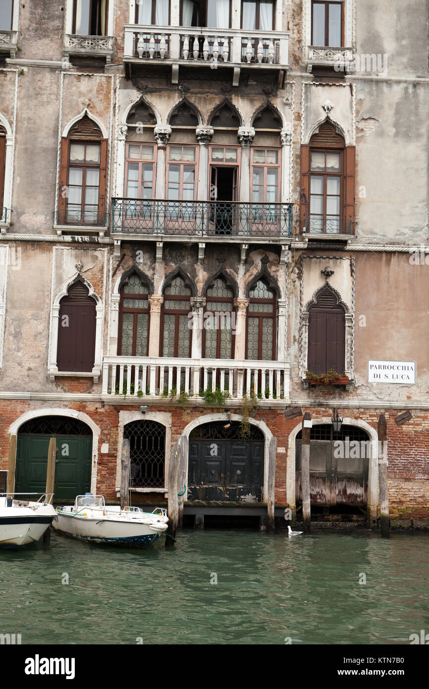 Venice - Exquisite antique building at Canal Grande Stock Photo - Alamy