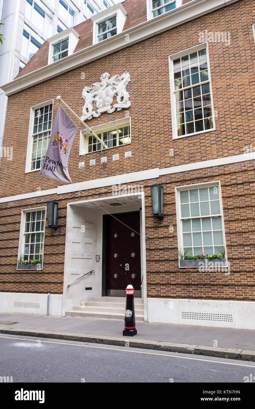 Pewterers' Hall, The Worshipful Company of Pewterers, Oat Lane, City of ...