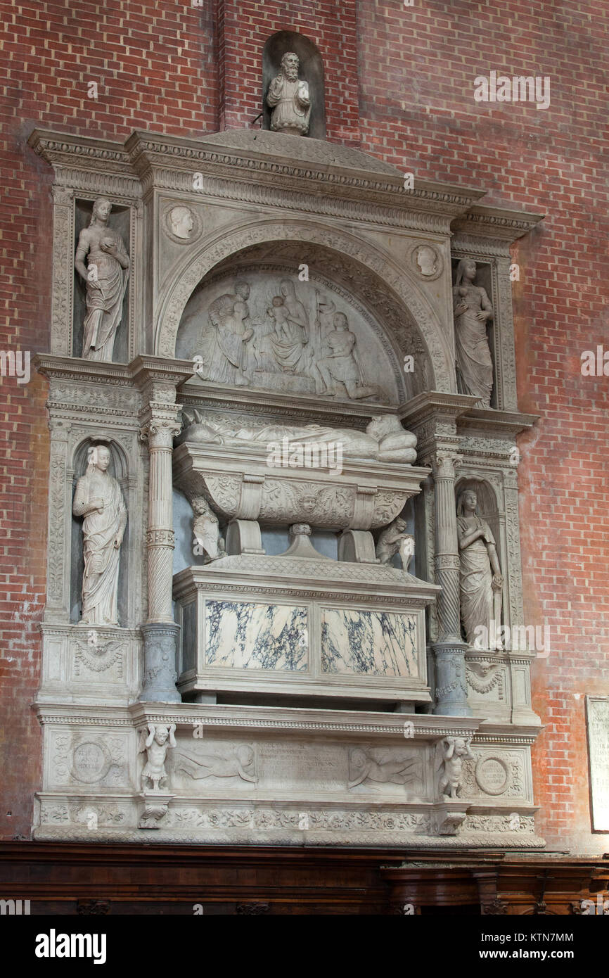 Medieval and Renaissance wall tombs in Santi Giovanni e Paolo, Venice ...