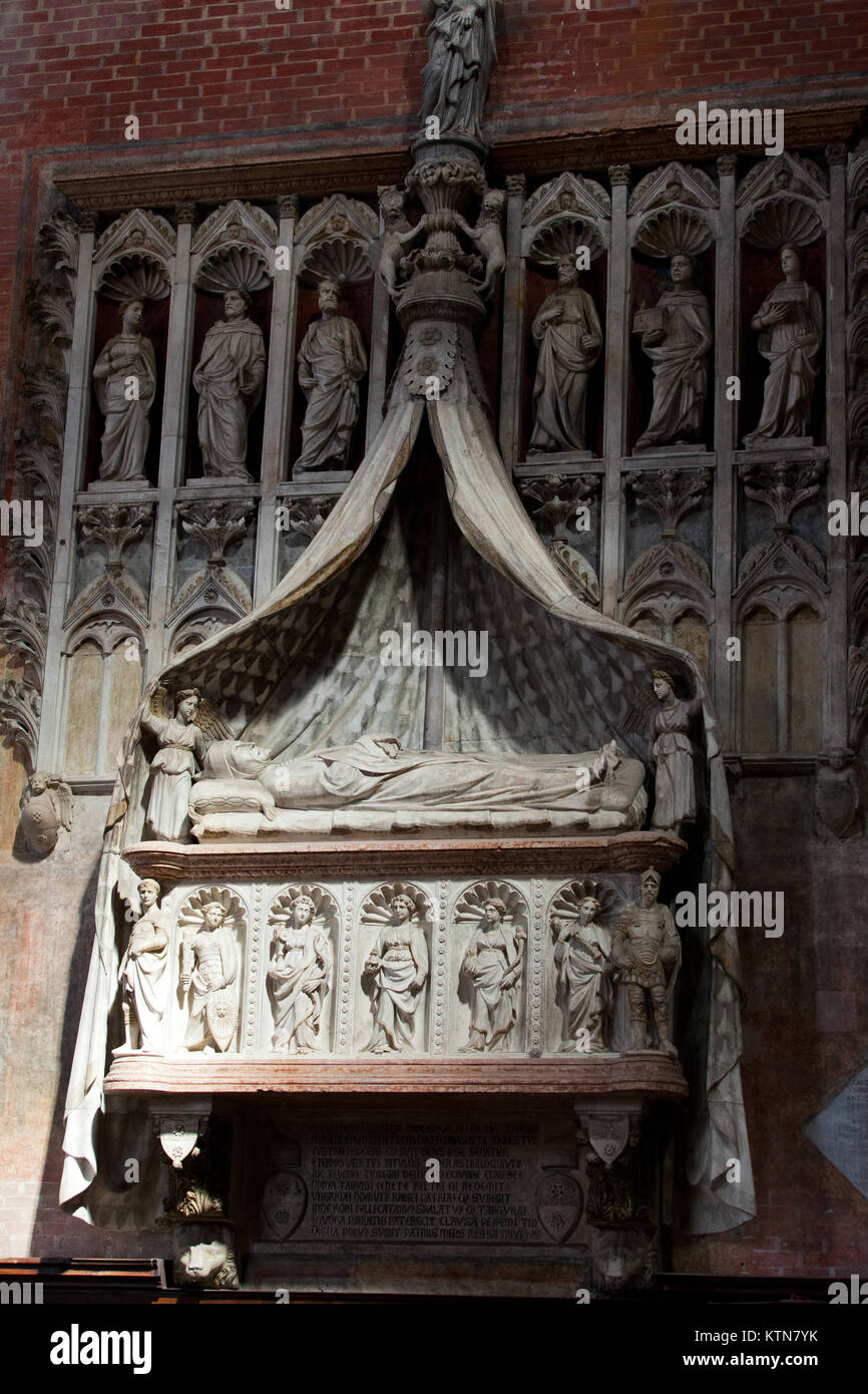 Medieval and Renaissance wall tombs in Santi Giovanni e Paolo, Venice ...