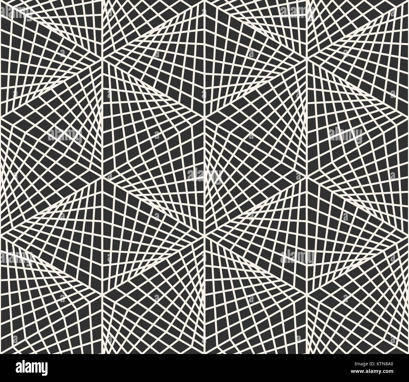 Vector Seamless Lines Pattern Modern Stylish Triangle Shapes Texture Repeating Geometric Tiles