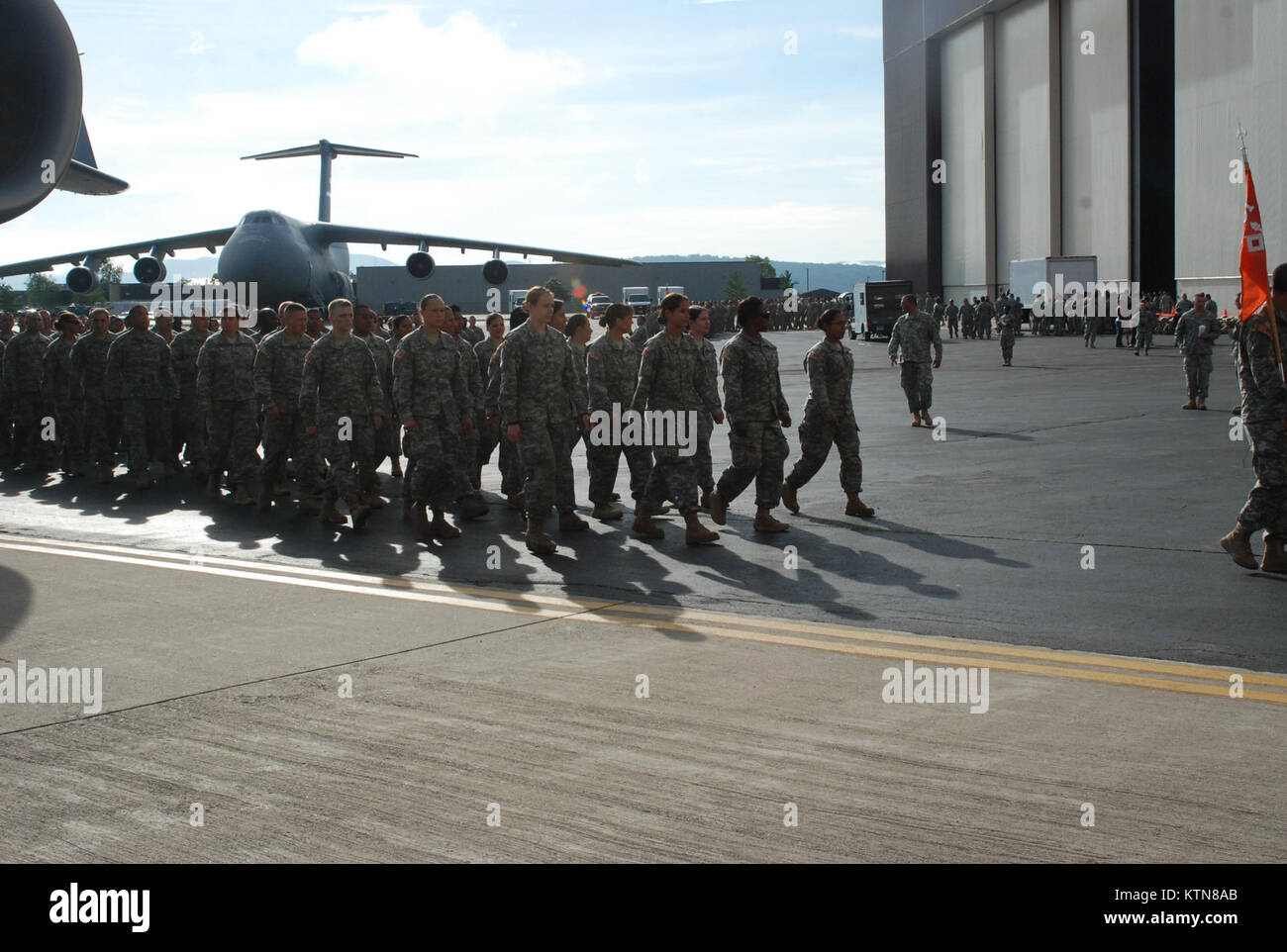 STEWART AIR NATIONAL GUARD BASE, Newburgh--Soliders of the New York ...