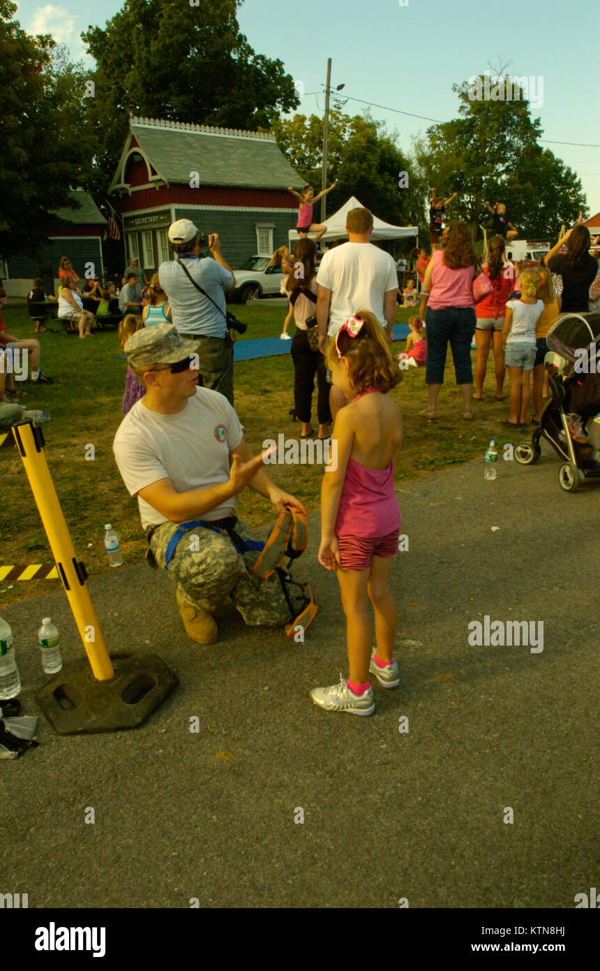 The New York Counterdrug Task Force provided a rock wall and anti-drug ...