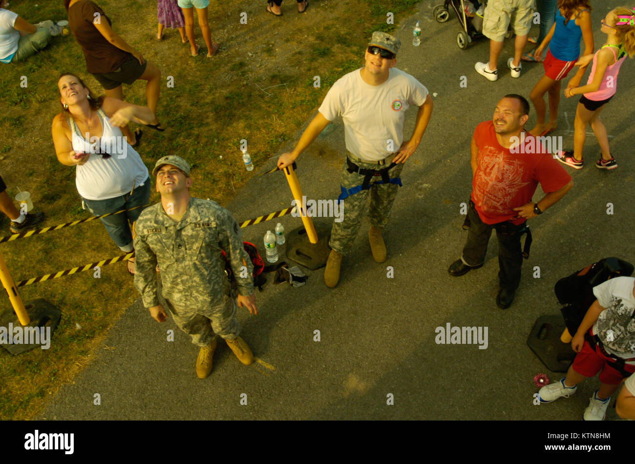 The New York Counterdrug Task Force provided a rock wall and anti-drug ...