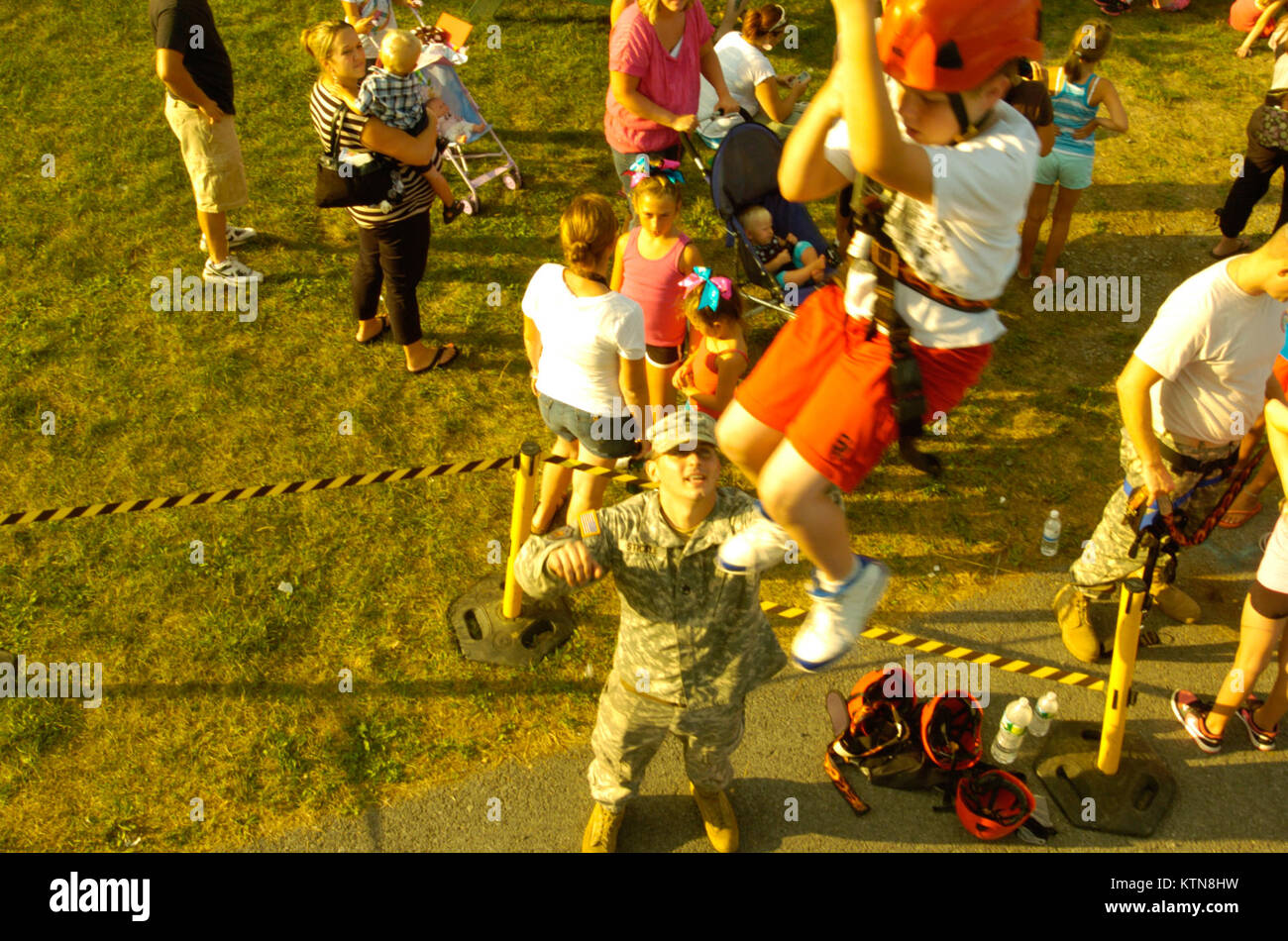 The New York Counterdrug Task Force provided a rock wall and anti-drug ...