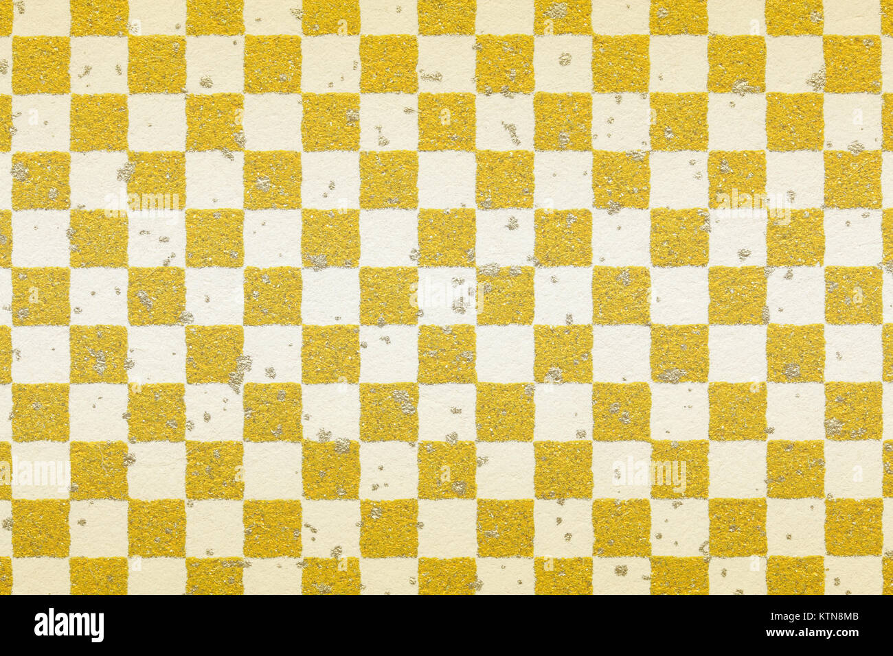 Japanese gold white checkered paper texture background Stock Photo - Alamy