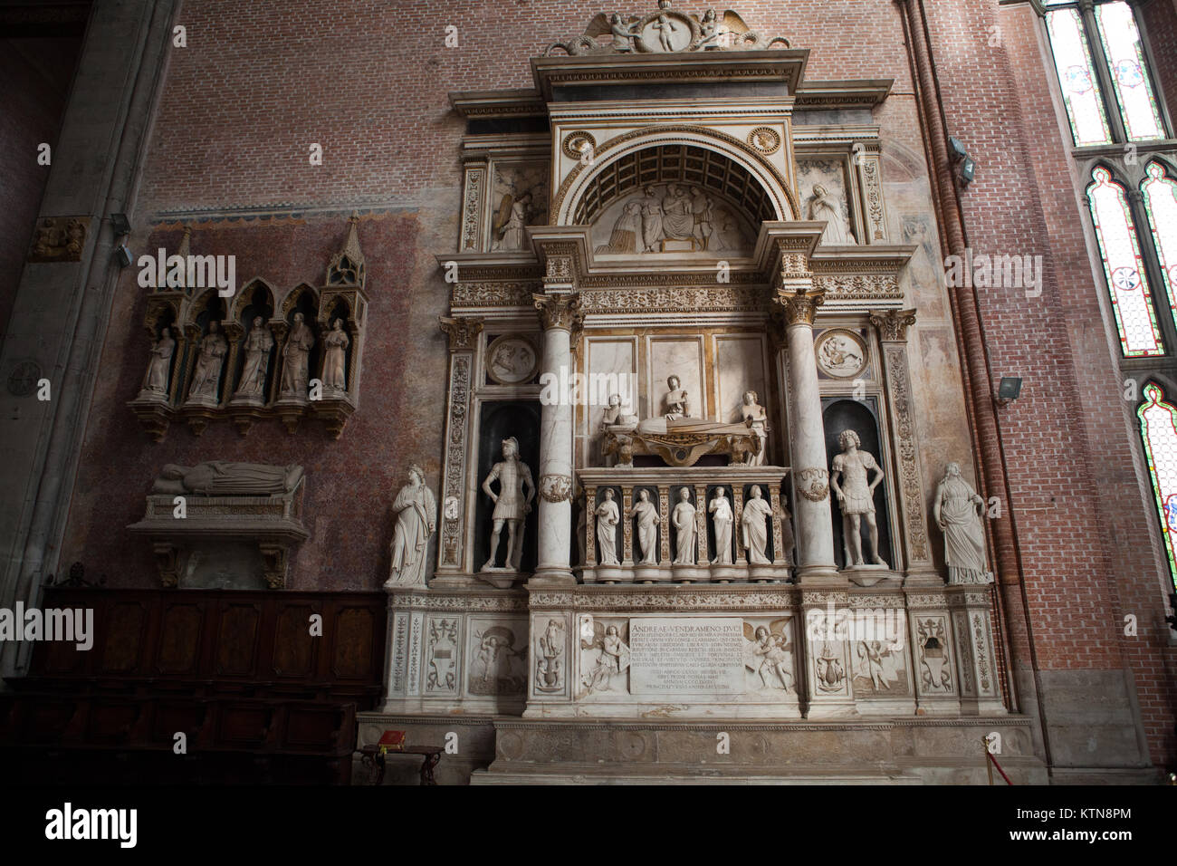 Medieval and Renaissance wall tombs in Santi Giovanni e Paolo, Venice ...