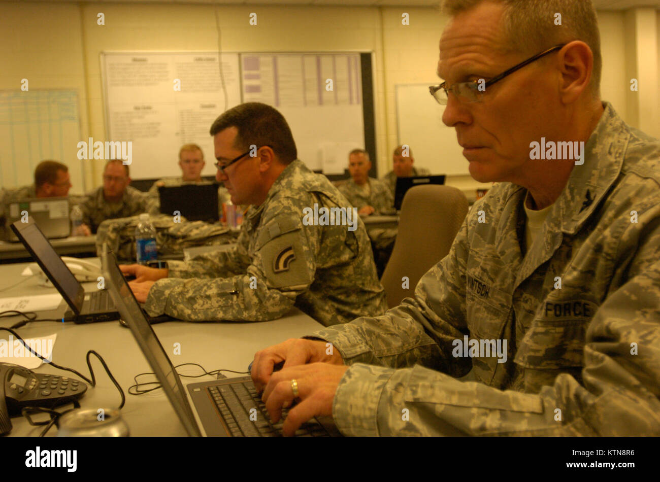 Air National Guard Col. Walter Wintsch and New York National Guard Col ...